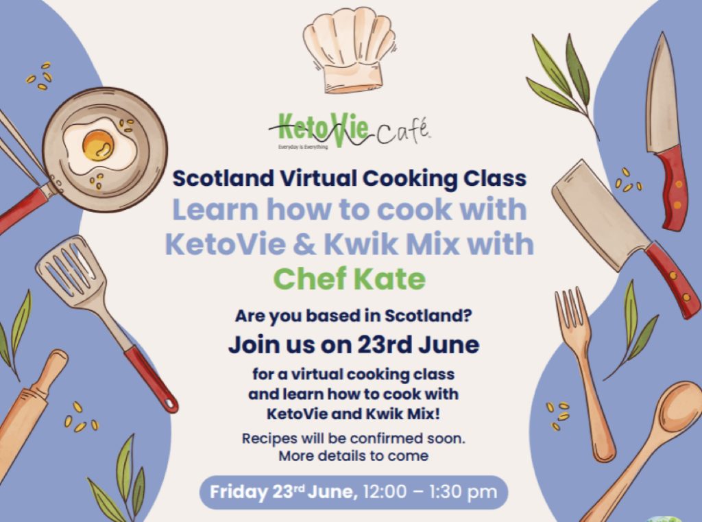 Learn how to cook with KetoVie and Kwik Mix with Chef Kate! | Cambrooke UK